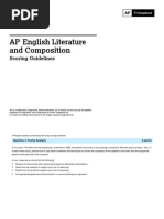 AP Lang RA Scoring Rubric Original | PDF | Rhetoric | Cognition