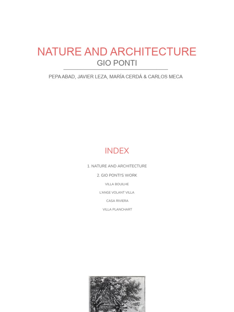 NATURE: Gio Ponti | PDF