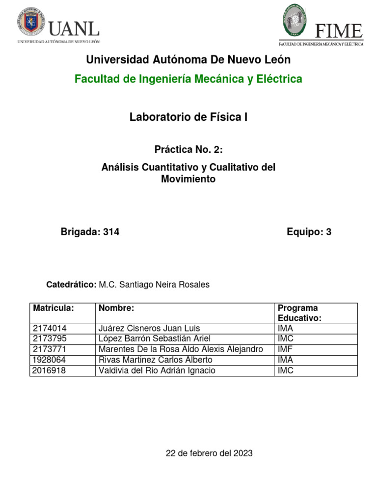 Práctica No. 2 | PDF
