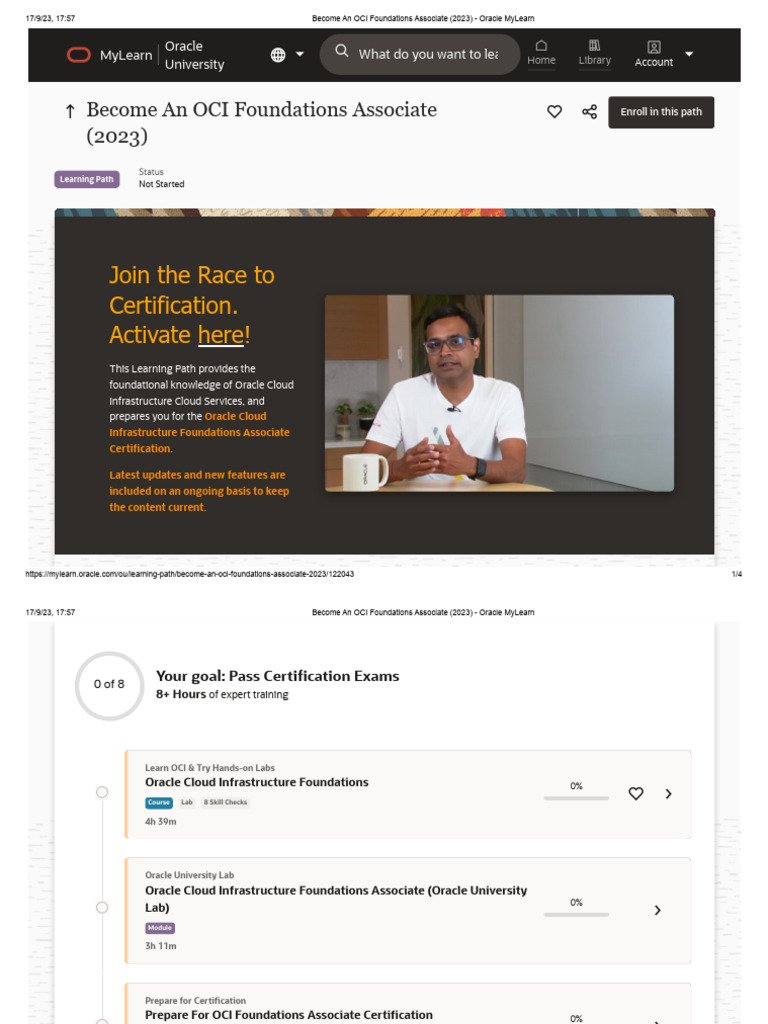 OCI Foundations Associate Certification Guide | PDF