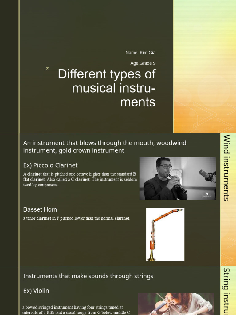 Musical Instruments | PDF