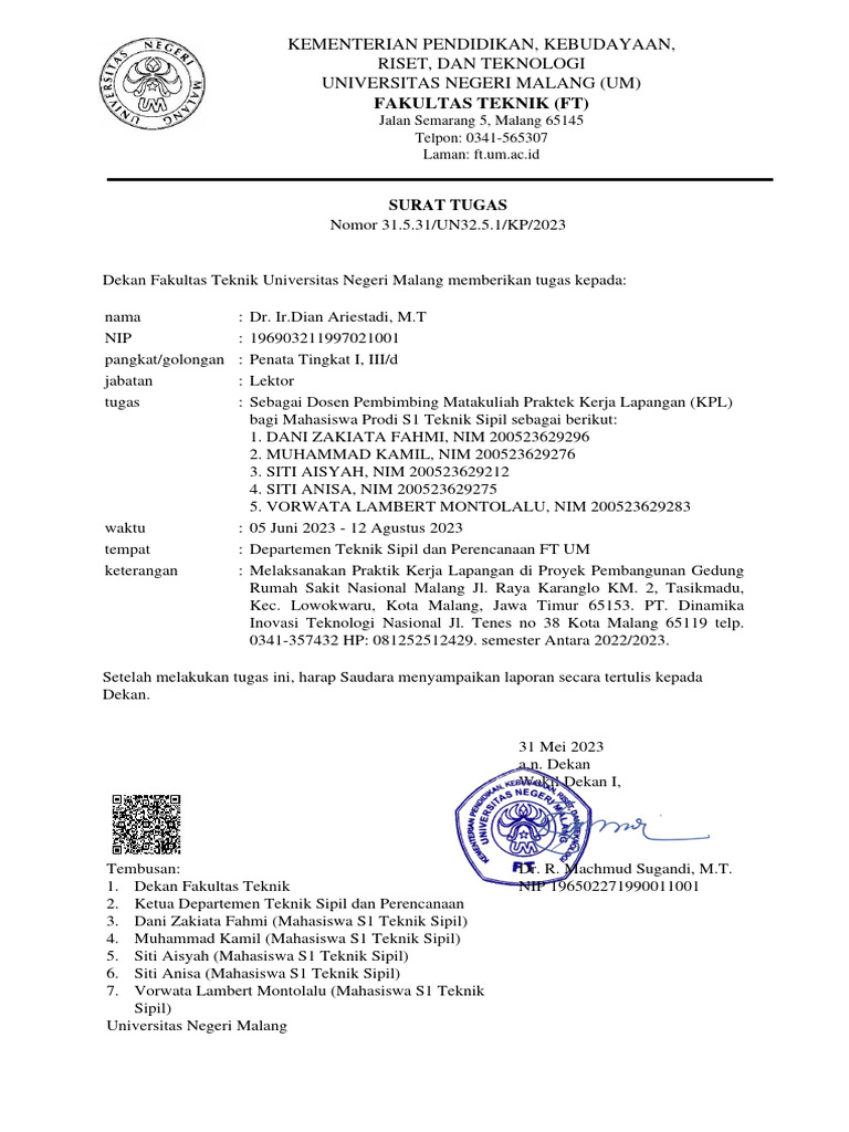 Surat Tugas Ke Pak Di | PDF Surat Tugas Ke Pak Di | PDF