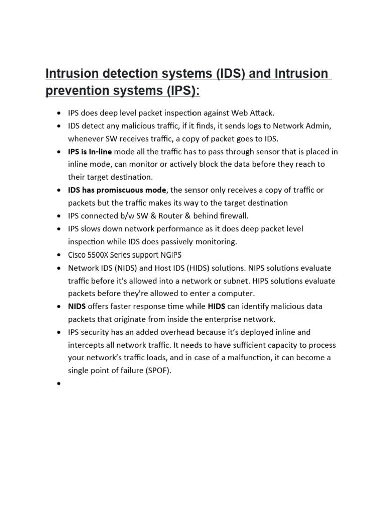 Ips Ids | PDF