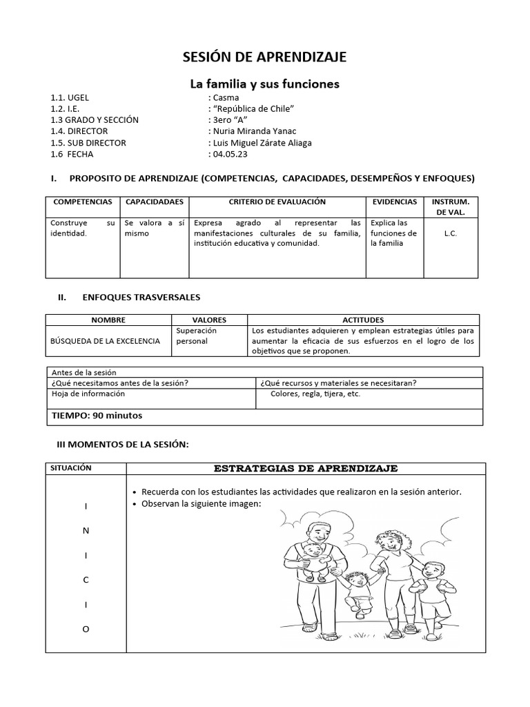 Funciones de la Familia en Educación | PDF | Cognición | Toma de decisiones