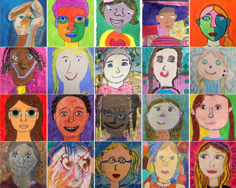 Self-Portraits Collage PDF | PDF