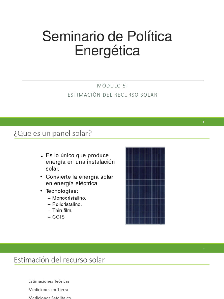 Estimación Del Recurso Solar - 2021 | PDF | Ciencia y matemáticas