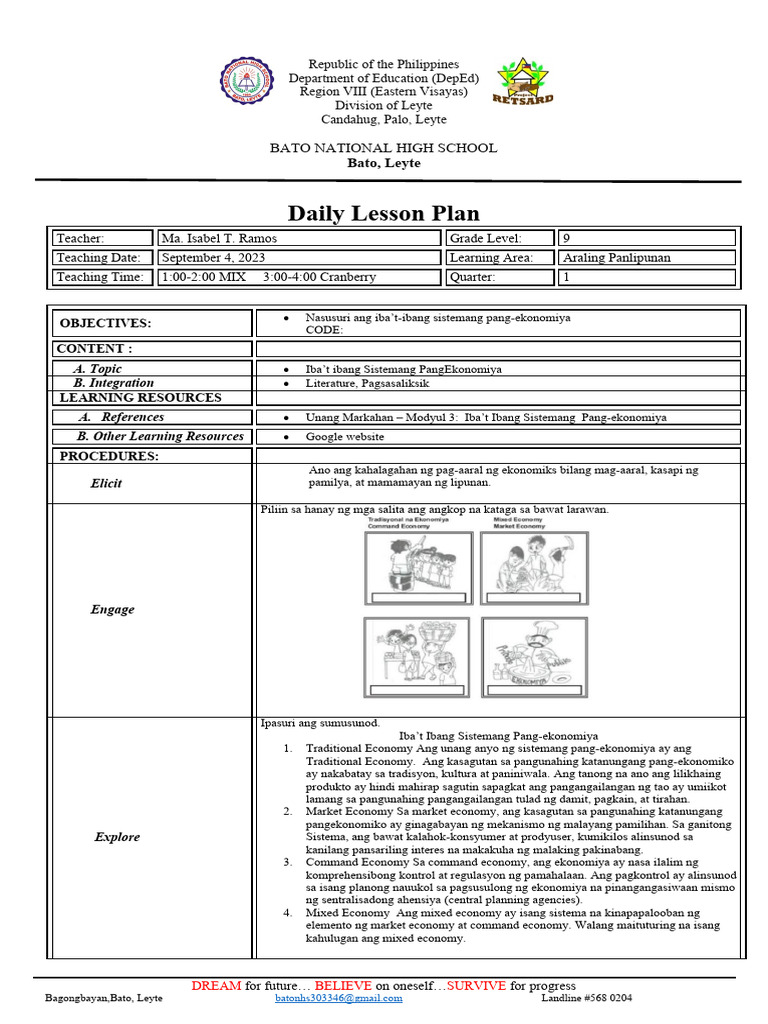 DLP-G9 AP 9.8 - Sistemang Pang Ekonomiya | PDF