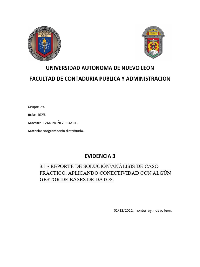 Evidencia 3 Progra | PDF