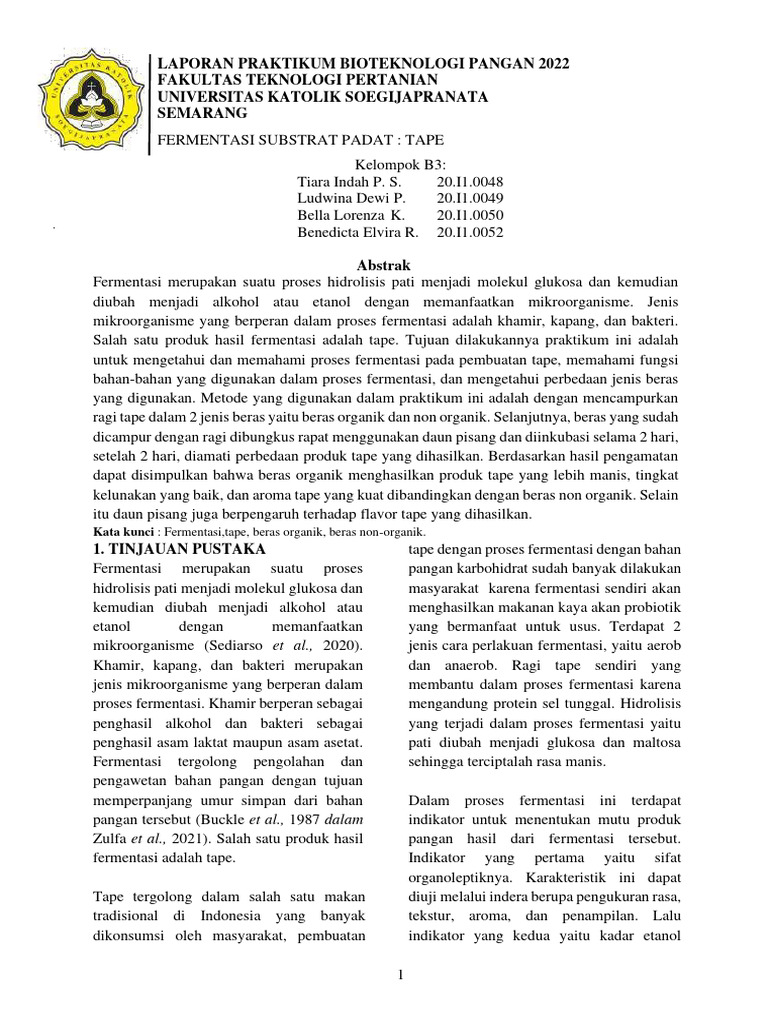 Lapres Tape - Kloter B - 3 | PDF