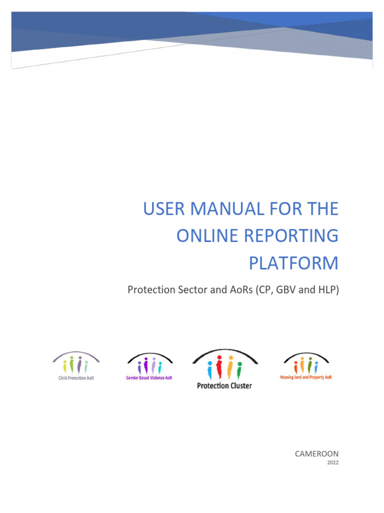 User Manual for Online Reporting Platform | PDF