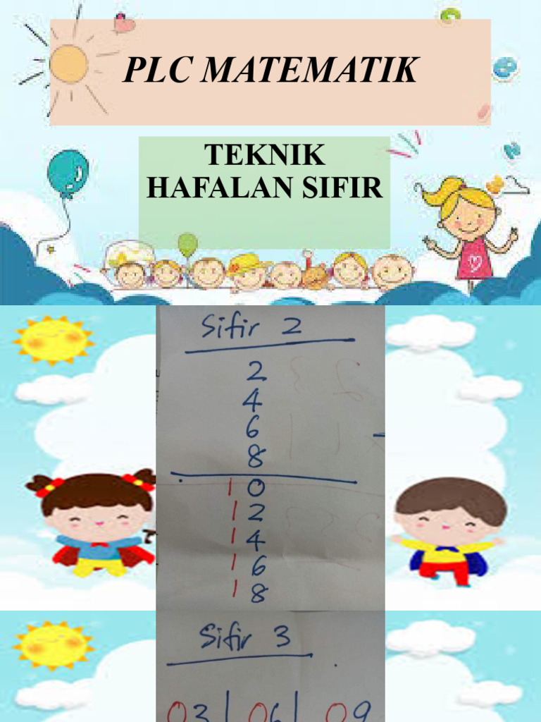Teknik Hafalan Sifir | PDF