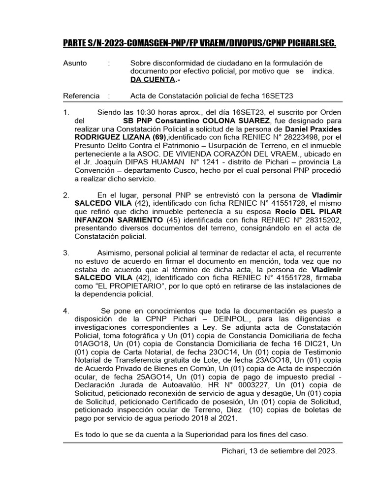 Parte Se Nego A Firmar | PDF | Gobierno