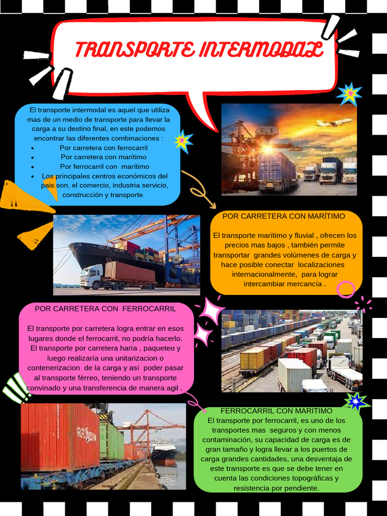 Poster Informativo Transporte Intermodal | PDF