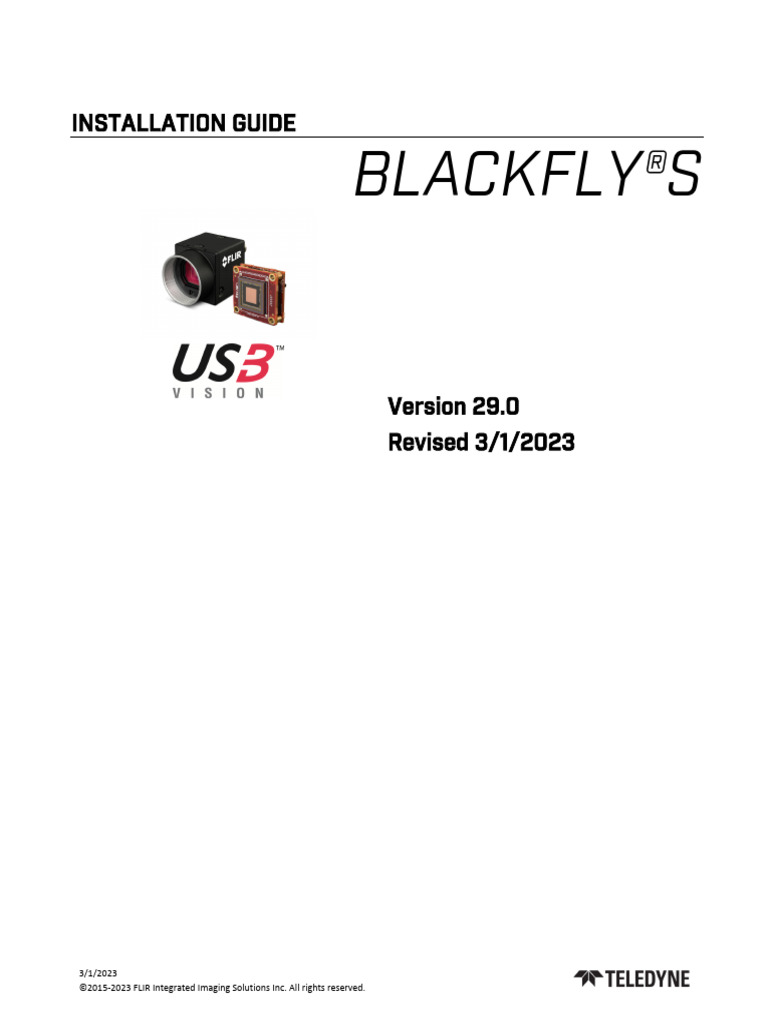 FLIR Blackfly Users Manual | PDF | Ip Address | Internet Protocols