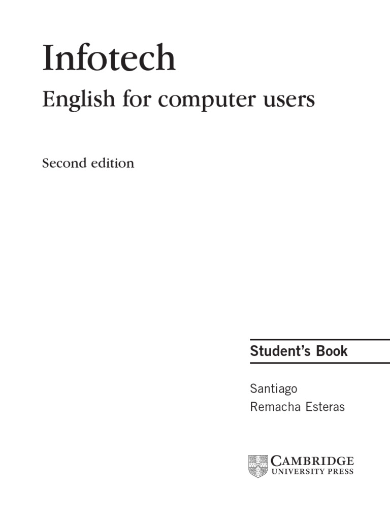 Infotech: English For Computer Users | PDF | Computer Network | Ethernet
