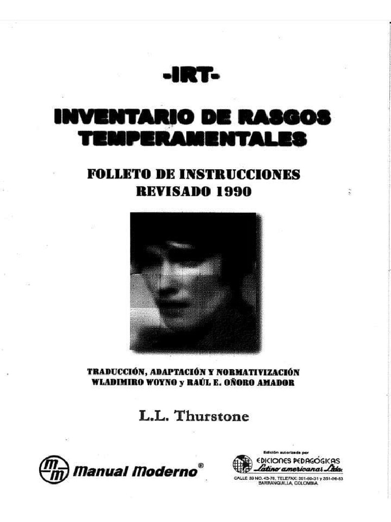 Test Thurstone | PDF