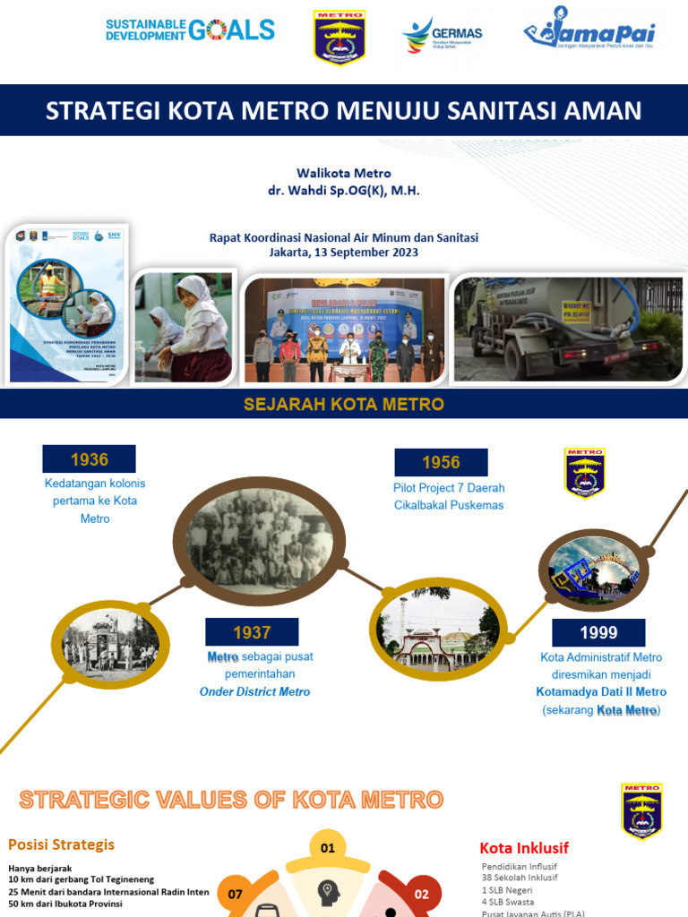 Strategi Sanitasi Aman Kota Metro | PDF
