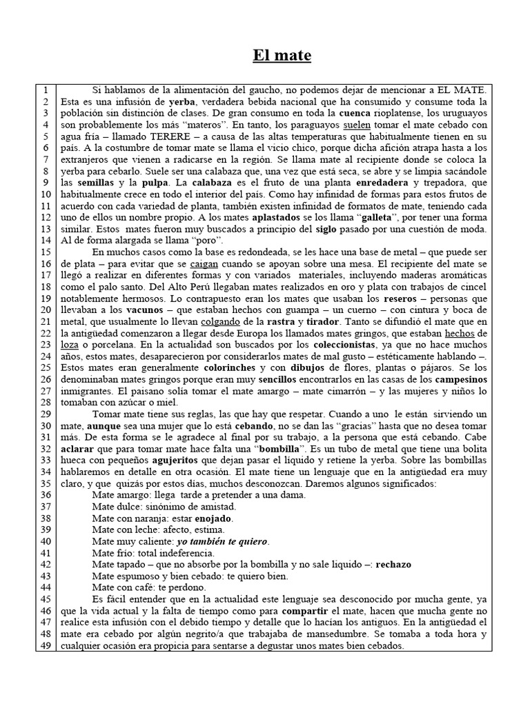 El Mate | PDF