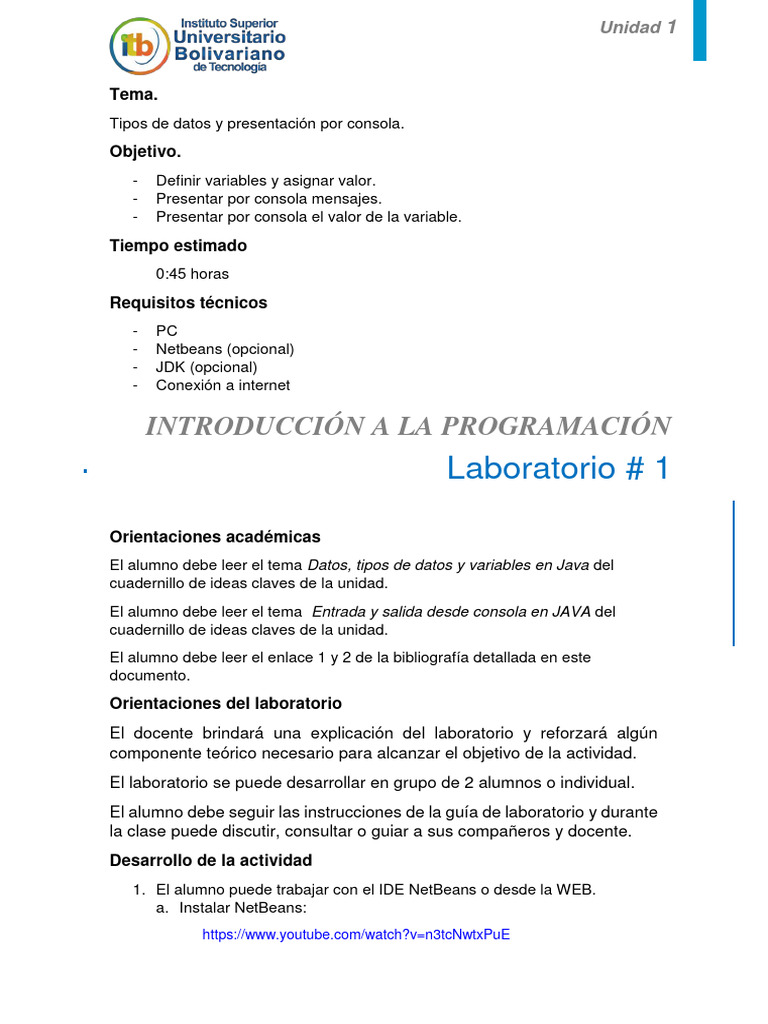 Variables y Consola en Java | PDF | Java (lenguaje de programación) | Variable (informática)