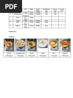 Siklus Menu PMT Balita T | PDF