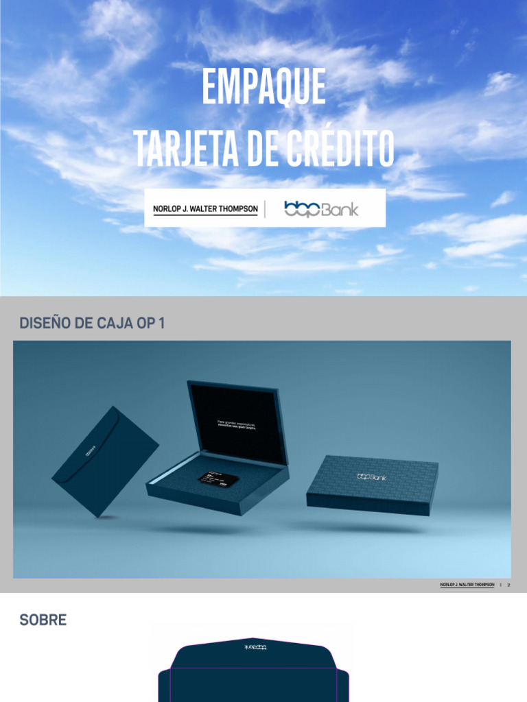 Empaque BBP Bank APROBADA | PDF