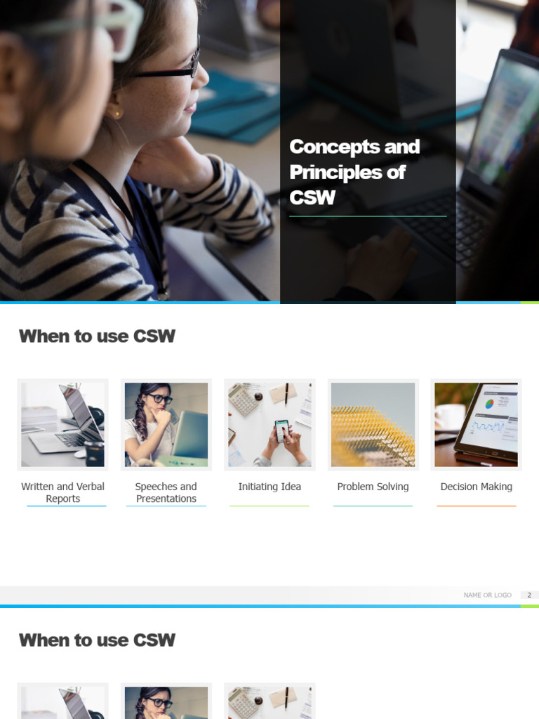 Concepts and Principles of CSW | PDF | Methodology | Cognition