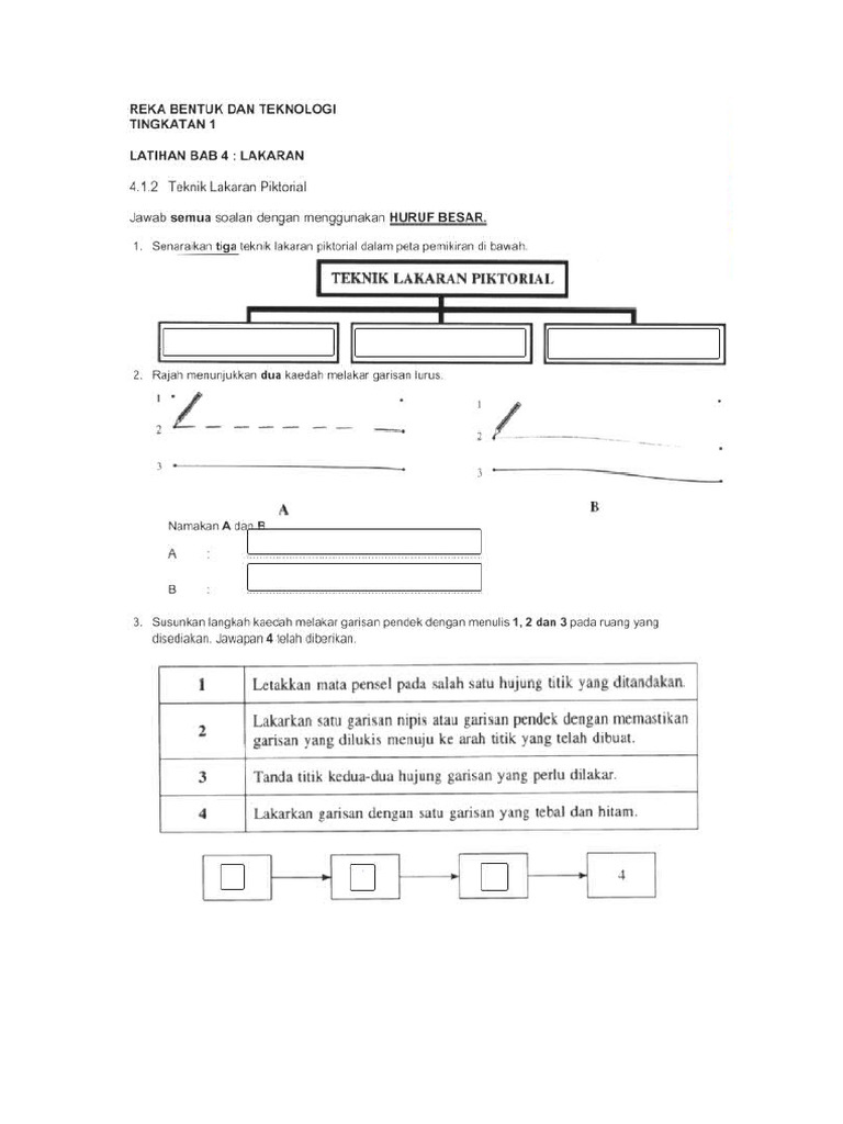 Latihan Lakaran Oblik | PDF