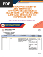 LCAT-VAWC Functionality Assessment Guide | PDF | Human Trafficking | Justice