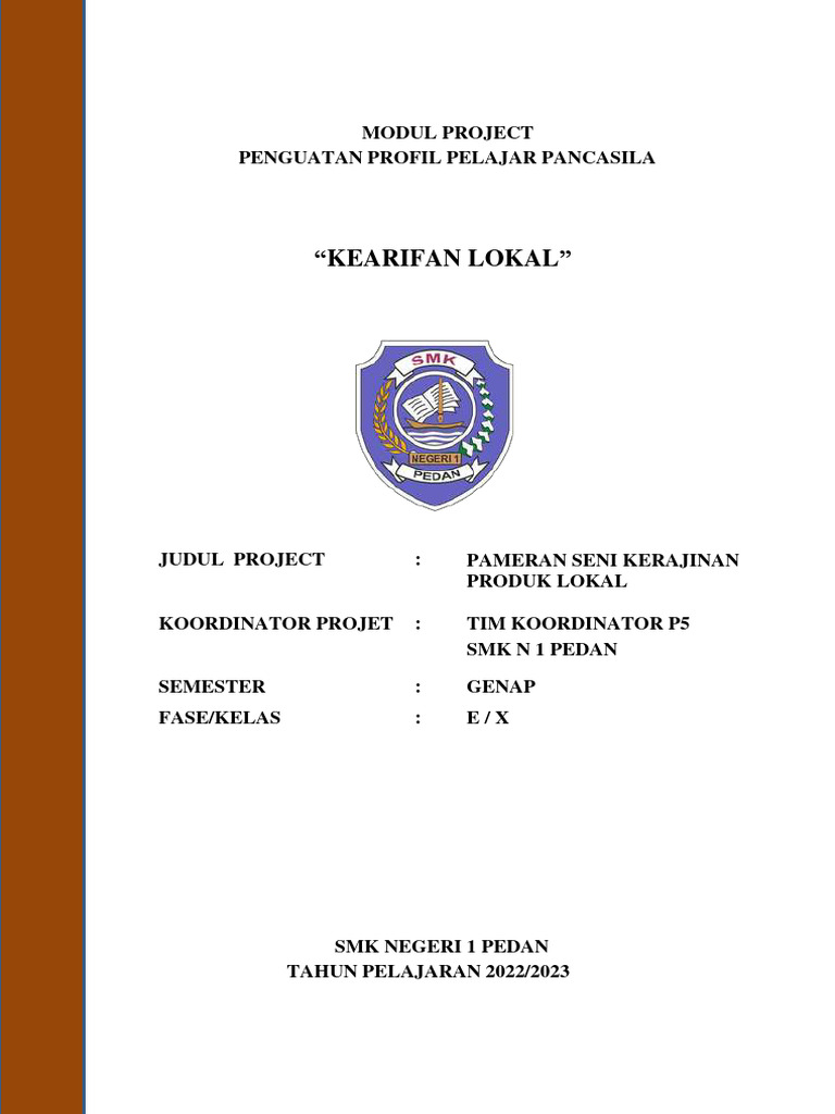Modul - p5 Kearifan Lokal SMK N 1 Pedan | PDF Modul - p5 Kearifan Lokal SMK N 1 Pedan | PDF