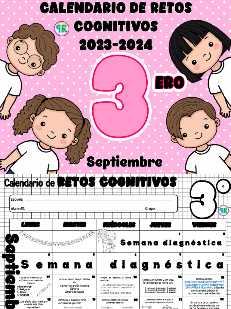 Retos Cognitivos para el Tercer Bimestre | PDF