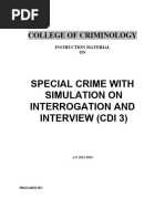 Cdi 1 Fundamentals of Criminal Investigation & Intelligence ...