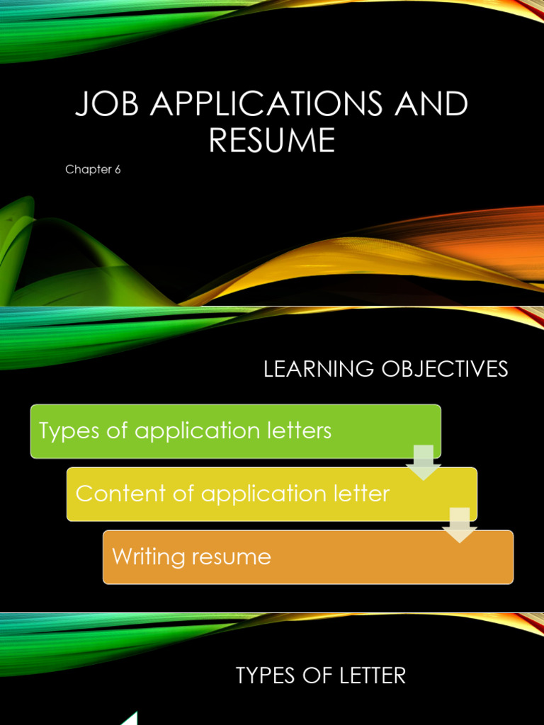 Job Application & Resume | PDF | Business | Art