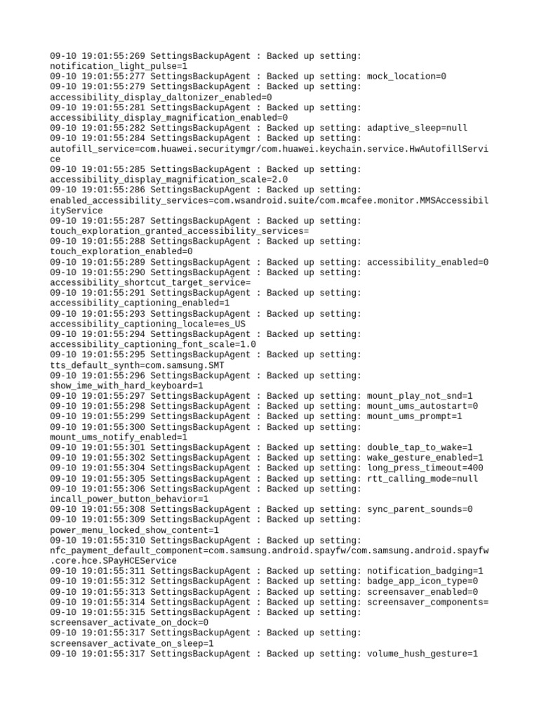 Settingsprovider | PDF | Mobile Software | Smart Devices