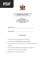 SEA 2025 Maths Exam Paper | PDF | Euclidean Geometry | Elementary Geometry
