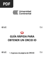 Manual - Generar y Registrar El Codigo Orcid 2024 | PDF