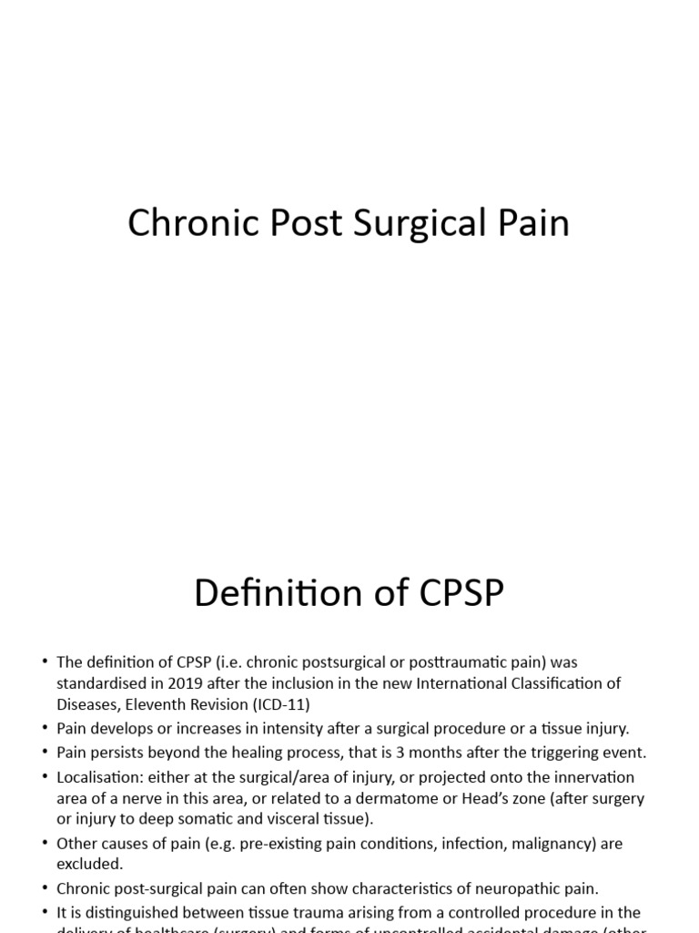 chronic-post-surgical-pain-pdf-pain-stimulus-physiology