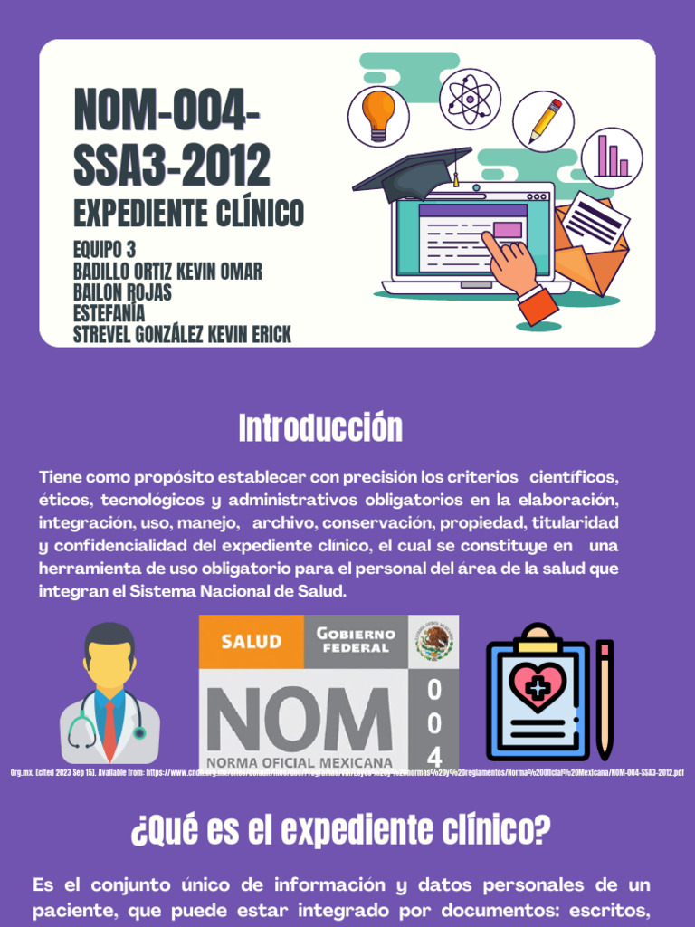 Nom 004 | PDF | Hospital | Cuidado de la salud