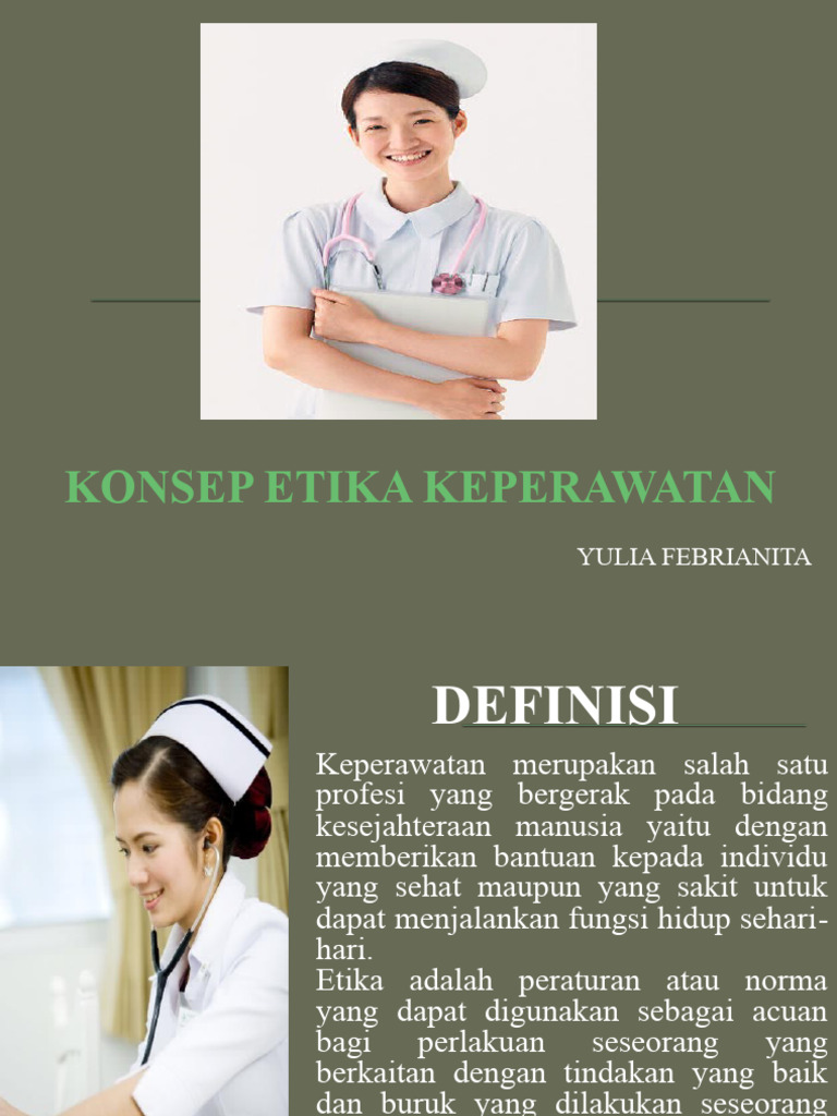 Etika Pertemuan 1 KONSEP ETIKA KEPERAWATAN | PDF