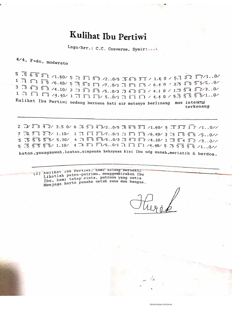 Partitur Padus Wisuda PNJ | PDF