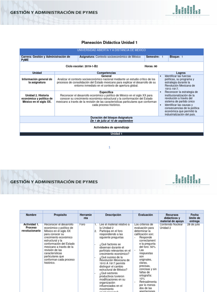 PLANEACIÓN DIDÁCTICA DE LA UNIDAD 2 | PDF | México | Evaluación