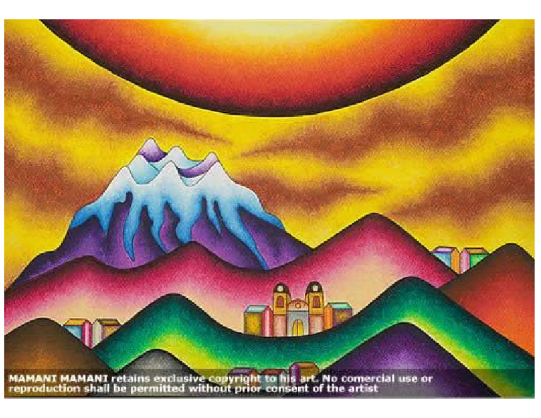 Paisaje de Mamani Mamani | PDF