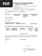 Ohio PE Supplemental Experience Record | PDF