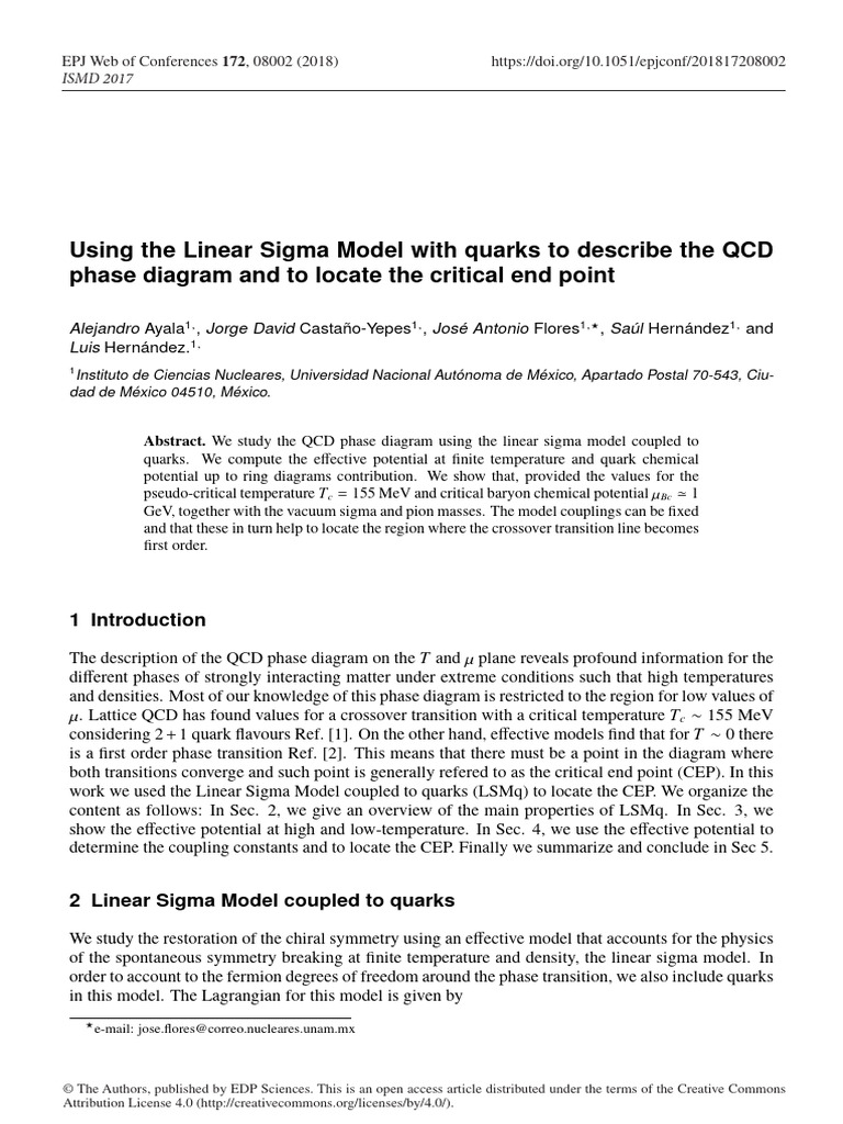 Proceding_Using the Linear Sigma Model With Quarks to Describe the QCD Phase Diagram and to ...