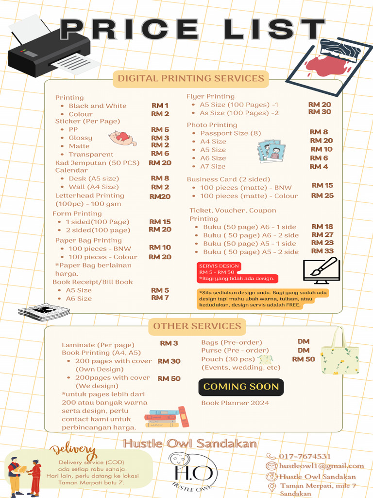 Price List Update - For Print | PDF