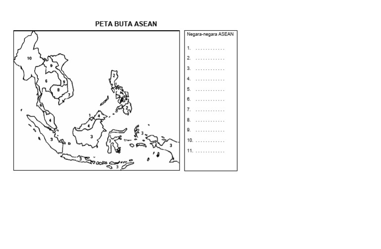 Peta Buta Asean | PDF