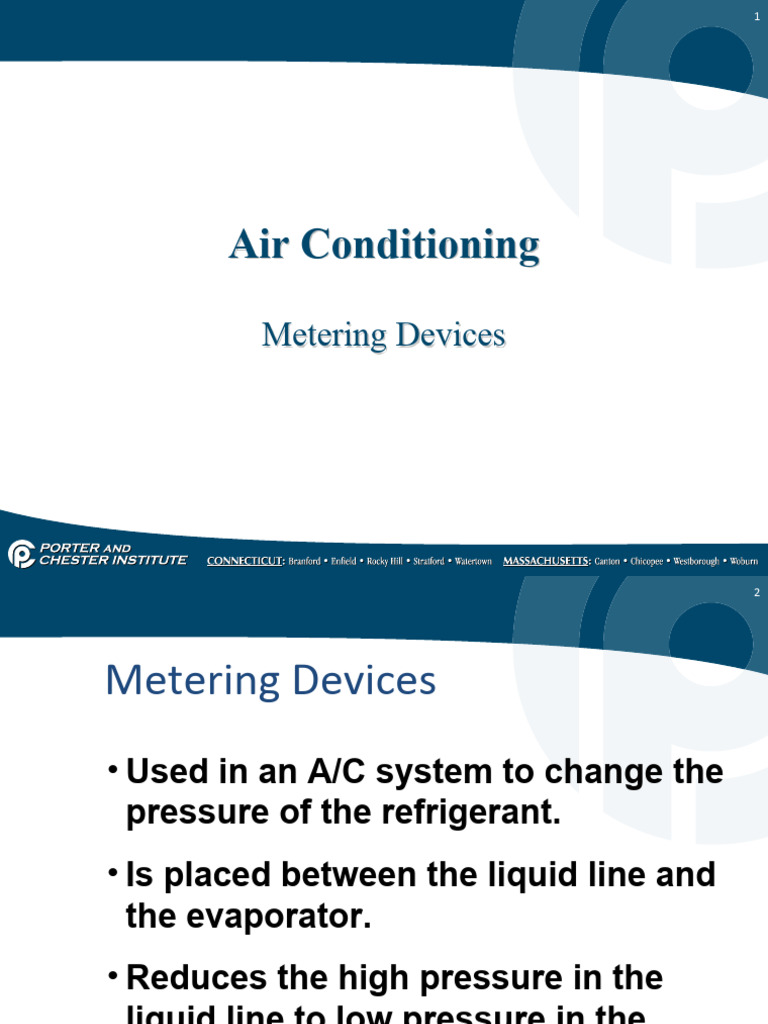 Metering Devices | PDF | Building Automation | Phases Of Matter