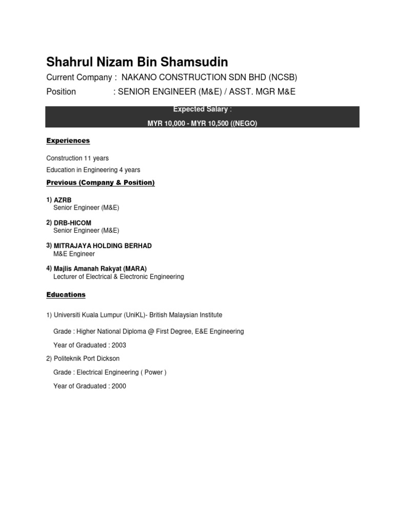 New Resume | PDF | Engineering