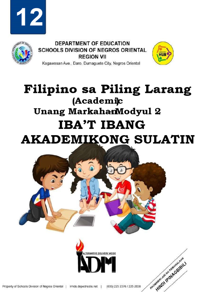 FIL12-LA-Q1-WK-2 For Teacher | PDF