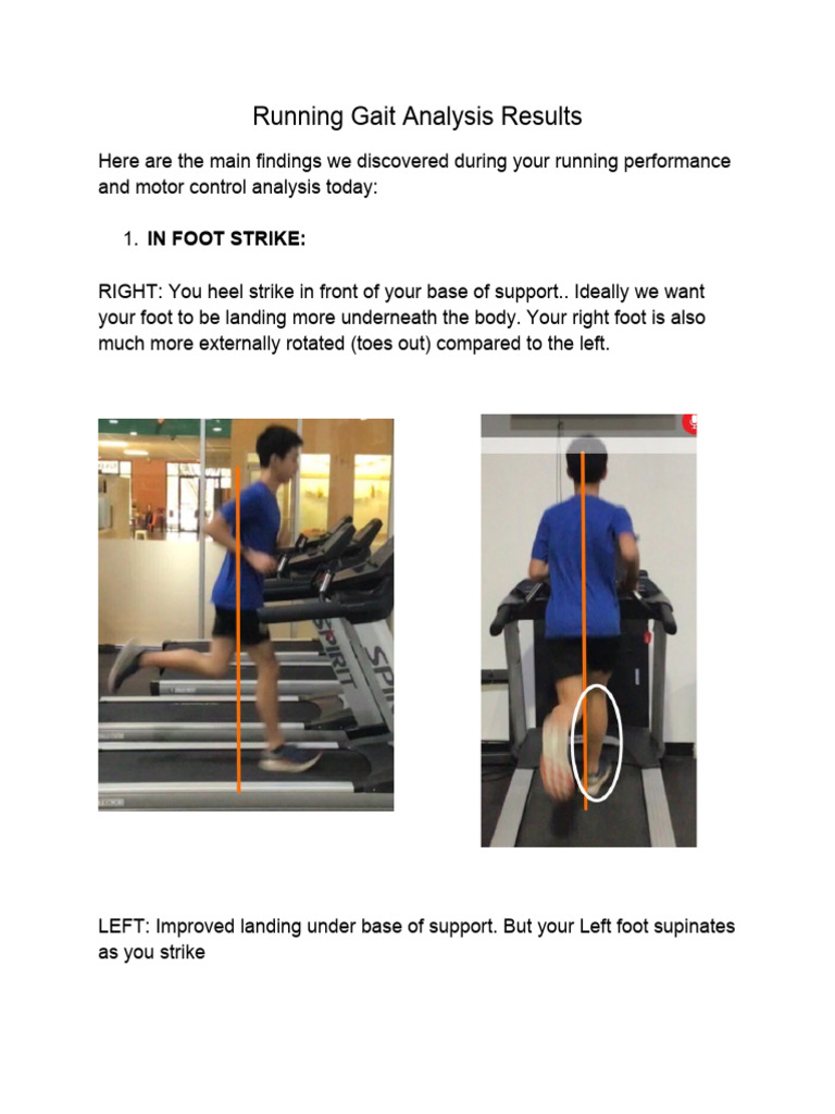 Running Assessment Caleb Results | PDF