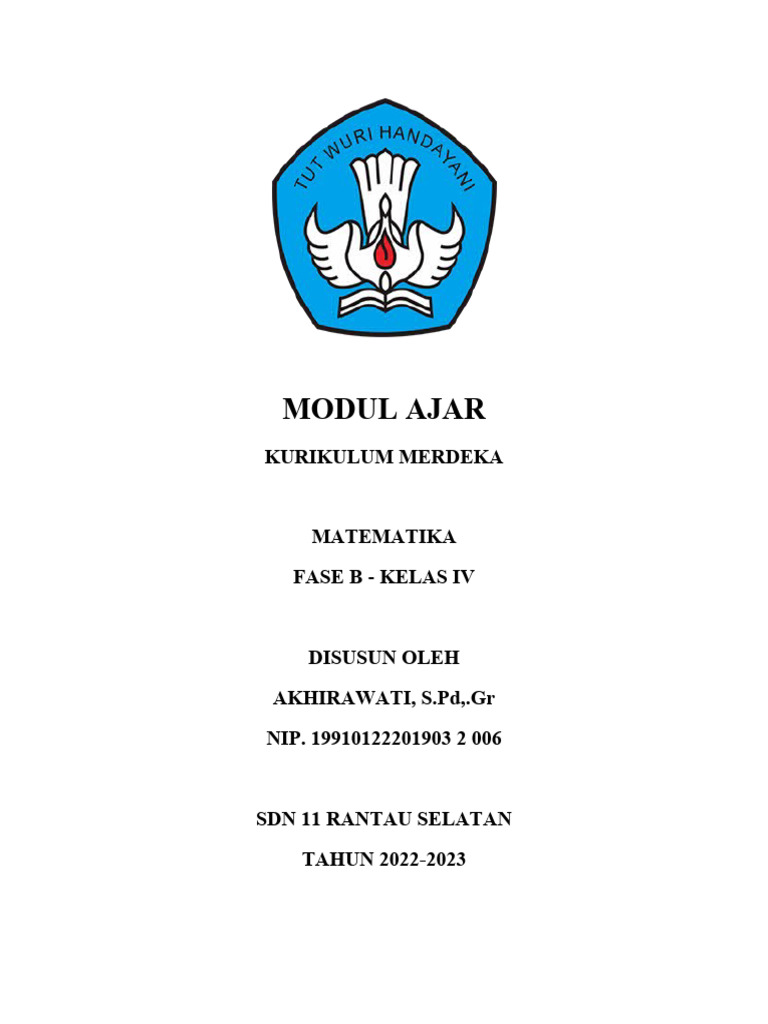 Cover Modul Ajar | PDF